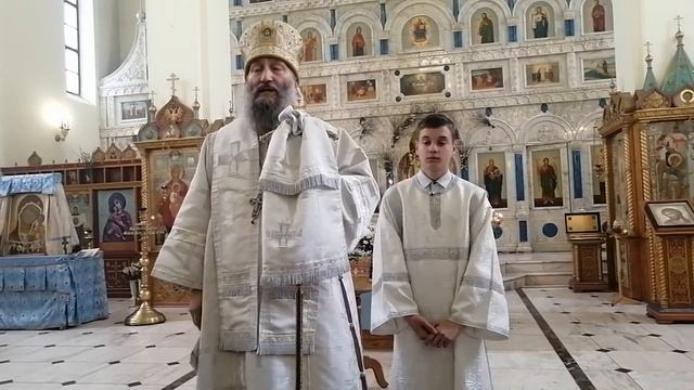 Проповедь владыки Гурия в Страстную Субботу