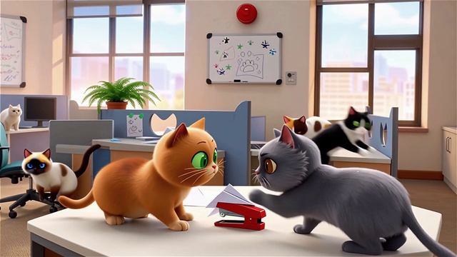 🐱💼 ОФИСНЫЙ ПЕРЕВОРОТ: Когда коты стали боссами — правила отменили! 😹🔥
