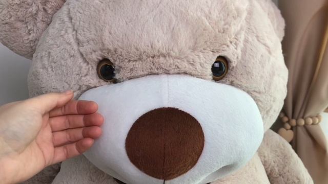 Медведь Мишутка бежевый, 120 см, 247159