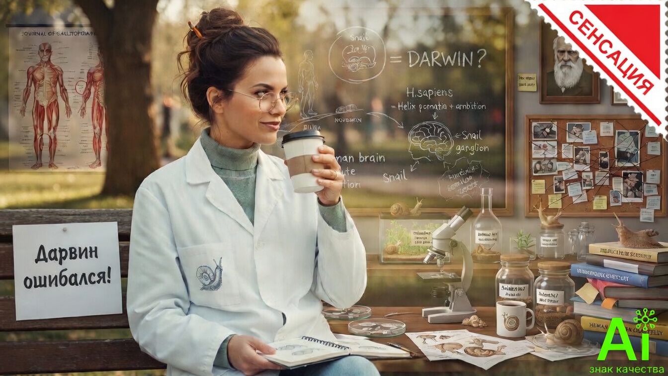 ИИ клип. Дарвин ошибался