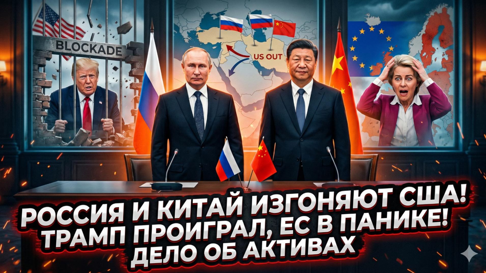 ⚡️Меркурис | Конец эпохи США: Россия и Китай изгоняют США с Ближнего Востока! ЕС в истерике