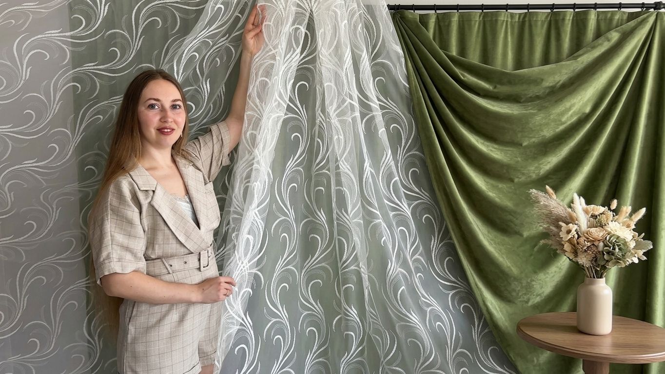 Даже соседка спросила, где брала? Обзор шикарных турецких тюлей с вышивкой