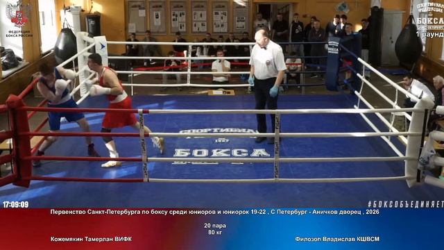 20 80 кг Кожемякин Тамерлан ВИФК Филозоп Владислав КШВСМ