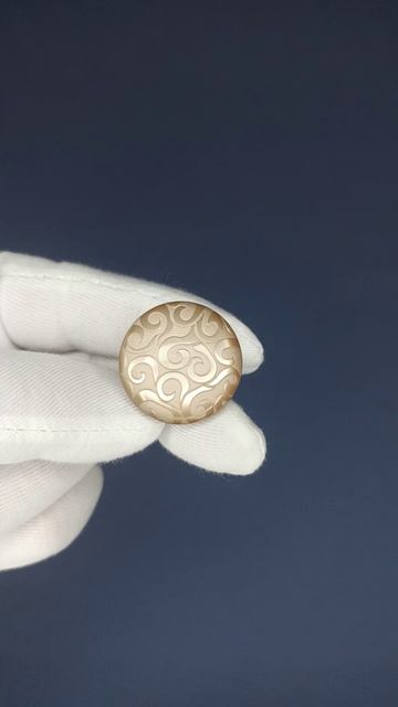 Пуговицы бежевые (размер № 44), Артикул 01278