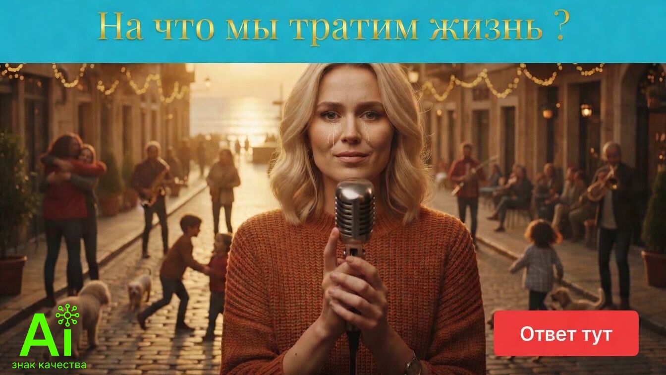 ИИ клип. На что мы тратим жизнь