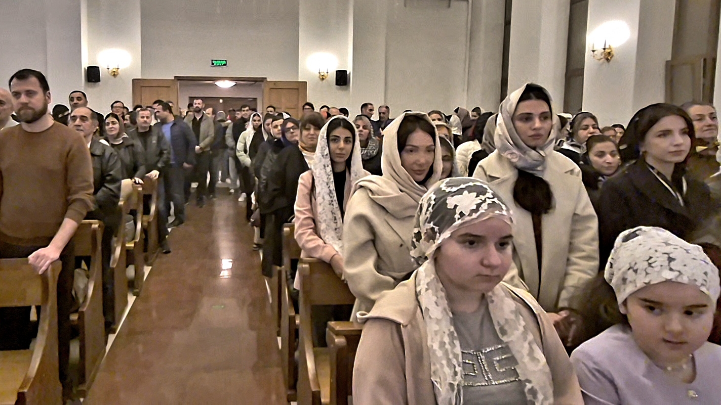 Пасхальная Литургия в Ассирийской 💒 Востока Св.Девы Марии в Москве 🎊🙌🙏 3 часть. 12.04.2026
