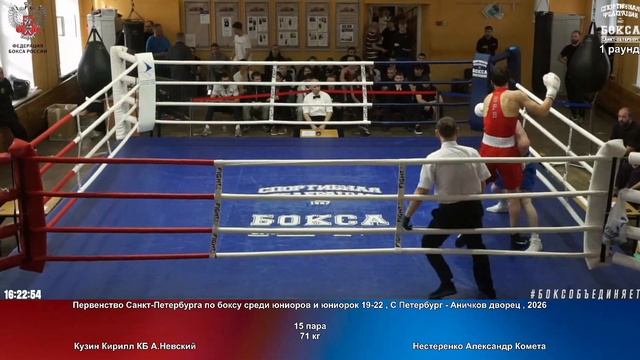 15 71 кг Кузин Кирилл КБ А.Невский Нестеренко Александр Комета