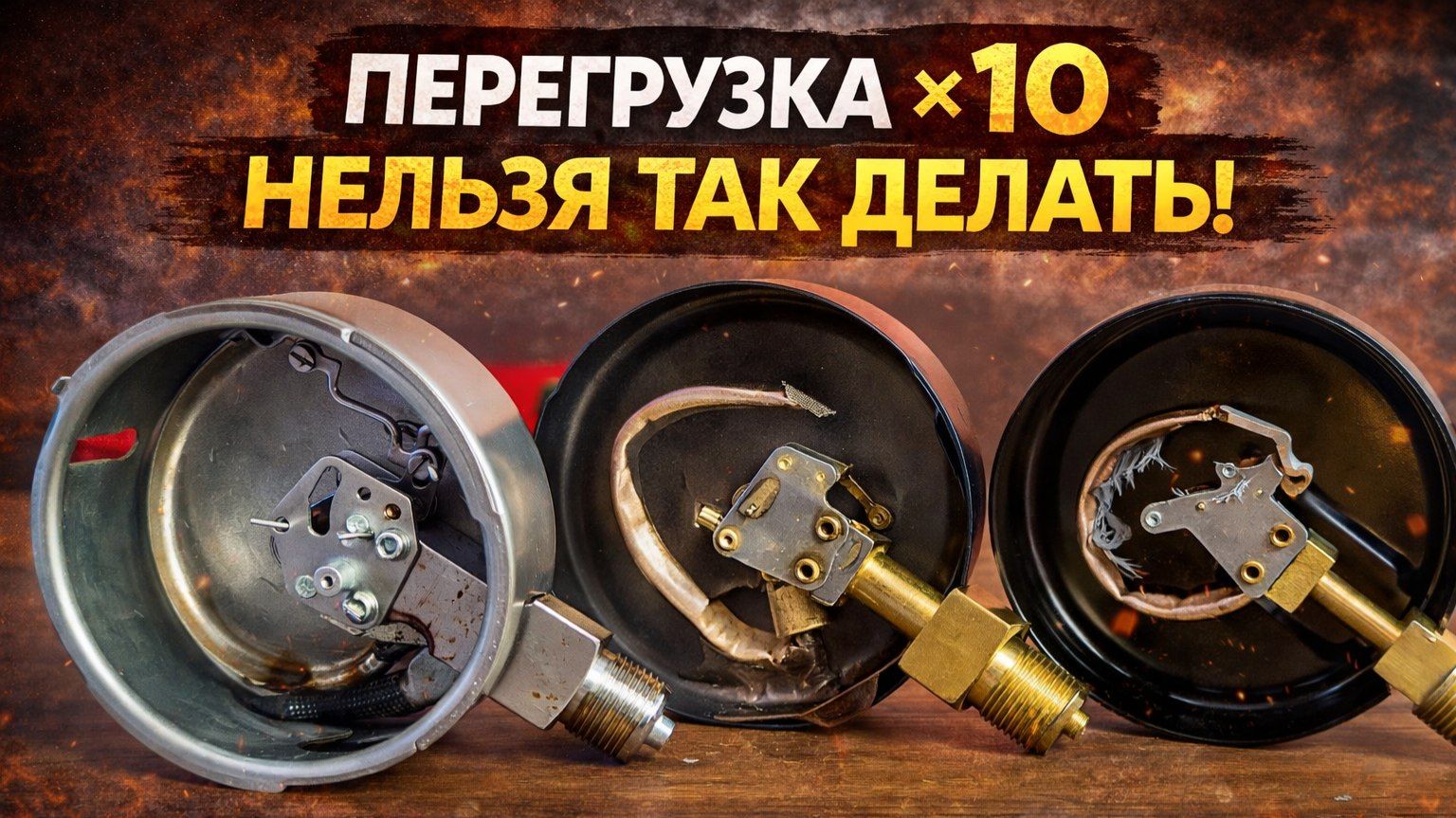 10-кратная перегрузка — выдержат ли манометры? #манотек #mtek #кип #манометры