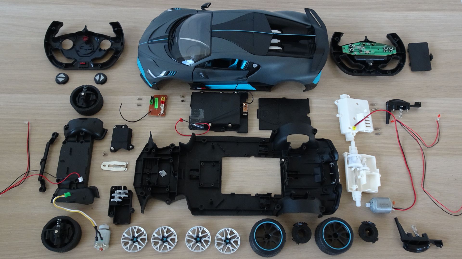 Rastar Bugatti Divo 1:14 Scale RC Car - Reverse engineering