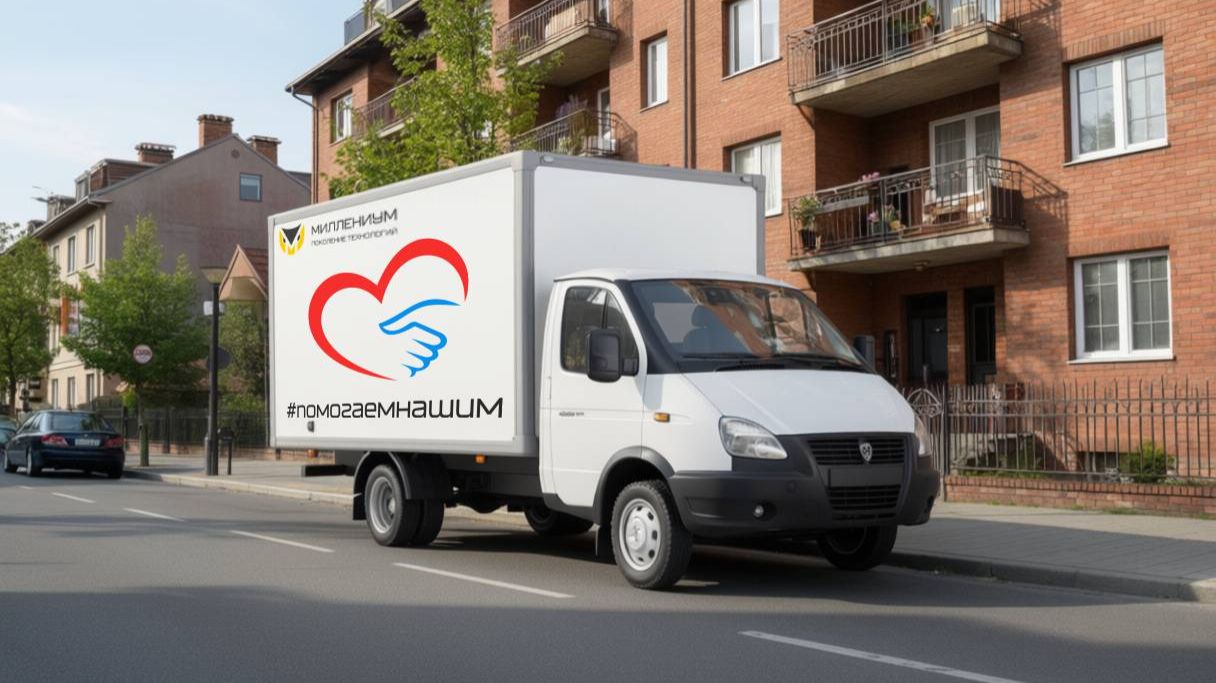 Компания "Миллениум" из Севастополя передала благотворительную помощь городу Скадовск