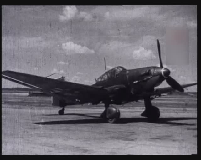 Фильмы НИИ ВВС РККА. Немецкие самолеты ВОВ. Ju 87 D-3 (Юнкерс 87 серия Д-3)