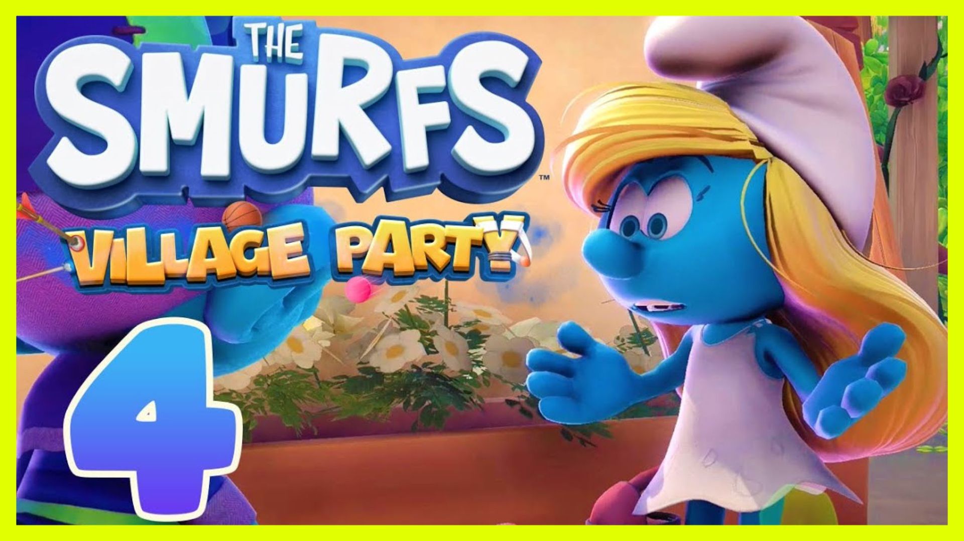 The Smurfs - Village Party | мини игры #4 | Белка, Monster и Перчик