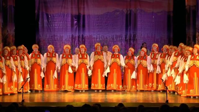 Народный хор русской песни «Мелодии Саян»,  2018 год