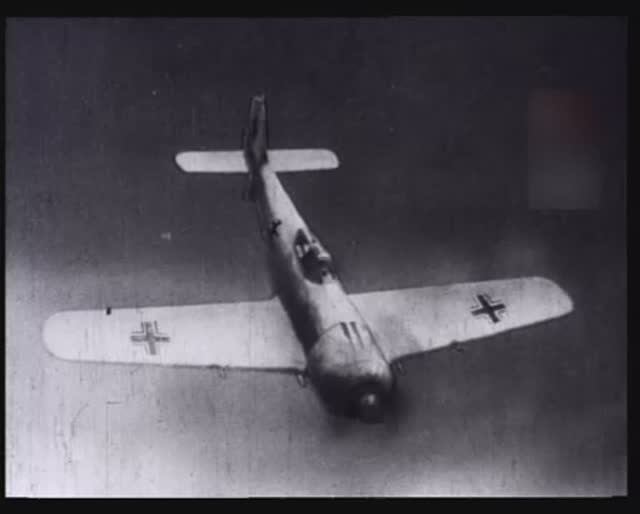 Фильмы НИИ ВВС РККА. Немецкие самолеты ВОВ. FW 190 A-4 (Фокке-Вульф 190 серия А-4)