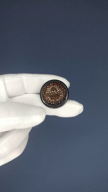 Пуговицы коричневые с круглым камнем (размер № 44), Артикул 00950