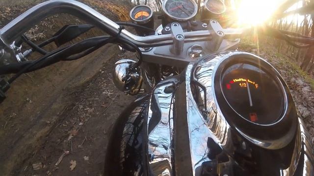 Motoland Wolf 300. Первое падение! Ура! Эндуро Лайт.