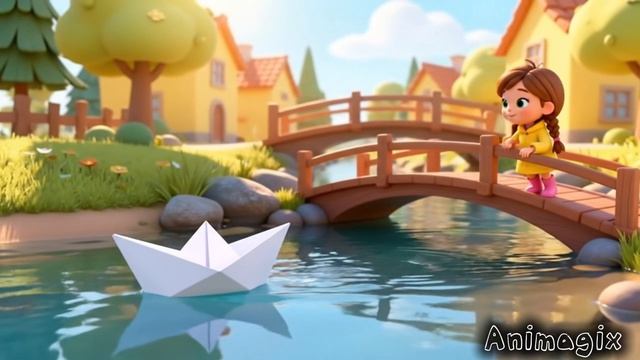 Мультик: Лейла и бумажный кораблик. 4 серия