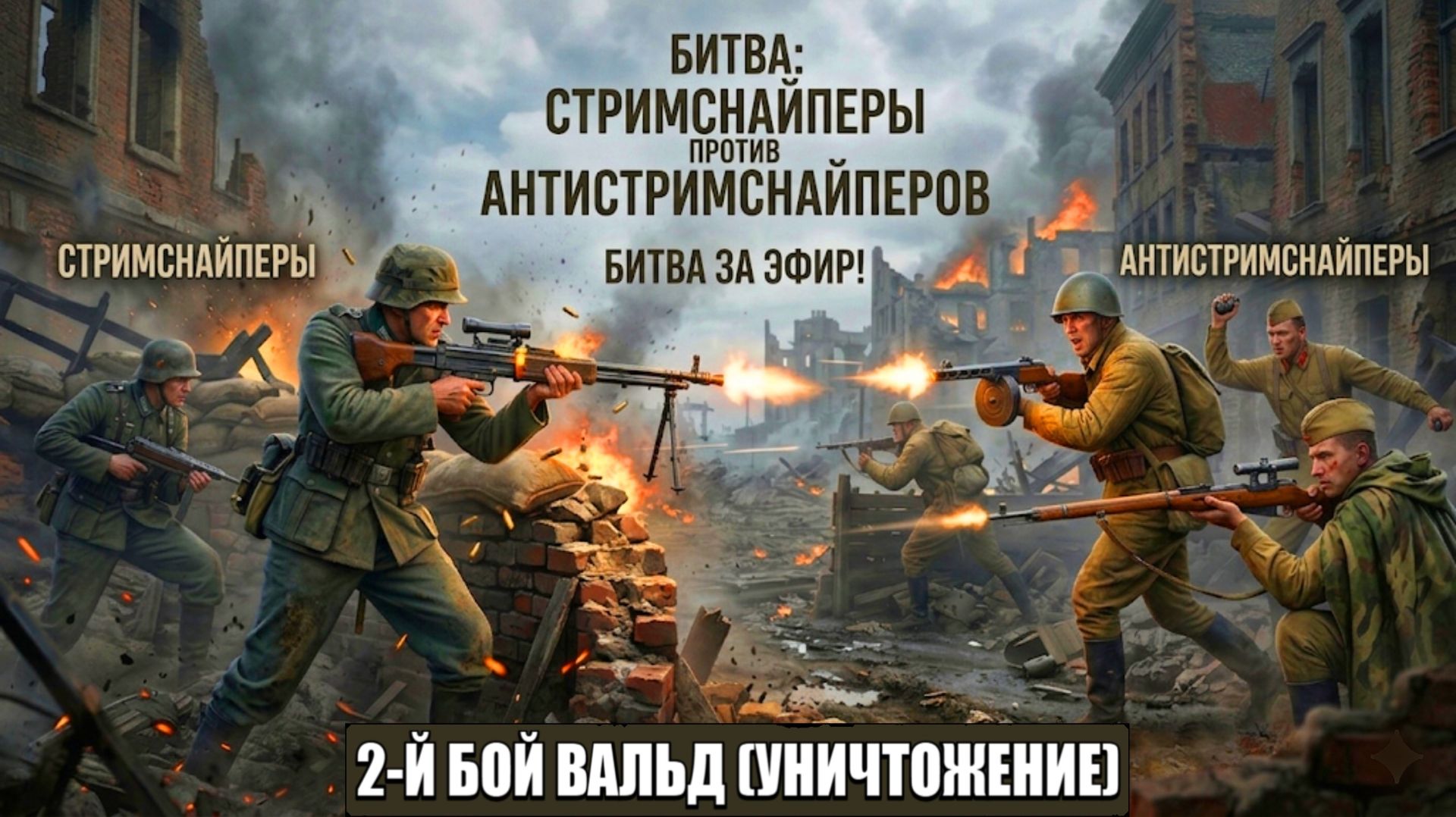 Enlisted - 2 - Й БОЙ ИЗ СТРИМА CТРИМСНАЙПЕРЫ VS АНТИСТРИМНАЙПЕРОВ!