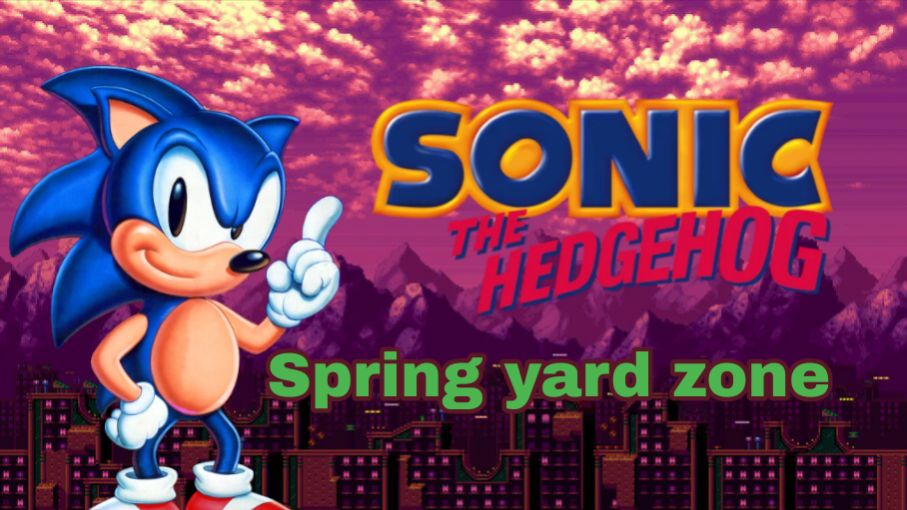 Прохождени Sonic the hedgehog (16 bit) Spring yard zone