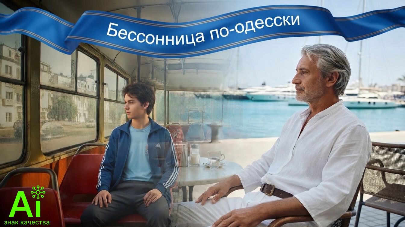 ИИ клип. Бессонница по-одесски