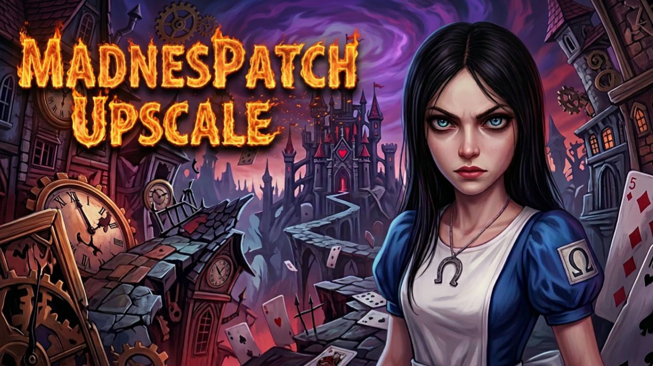 MadnessPatch + Upscale текстуры + 60 FPS 4K катсцены для Alice: Madness Returns | Подробный гайд