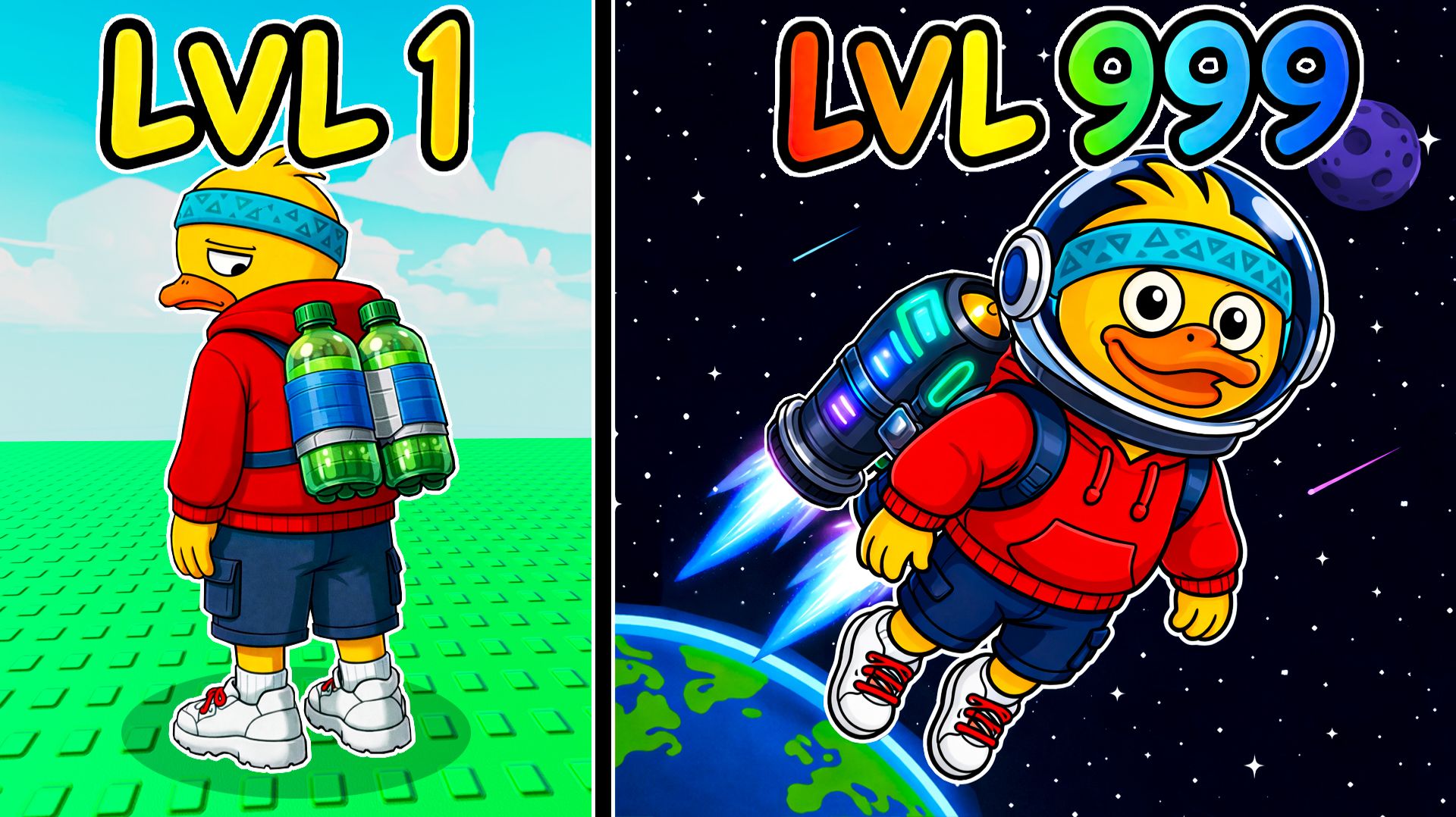 ПРОКАЧАЛ ДЖЕТПАК ДО МАКСИМУМА в Роблокс! (Roblox +1 Speed Jetpack Escape)