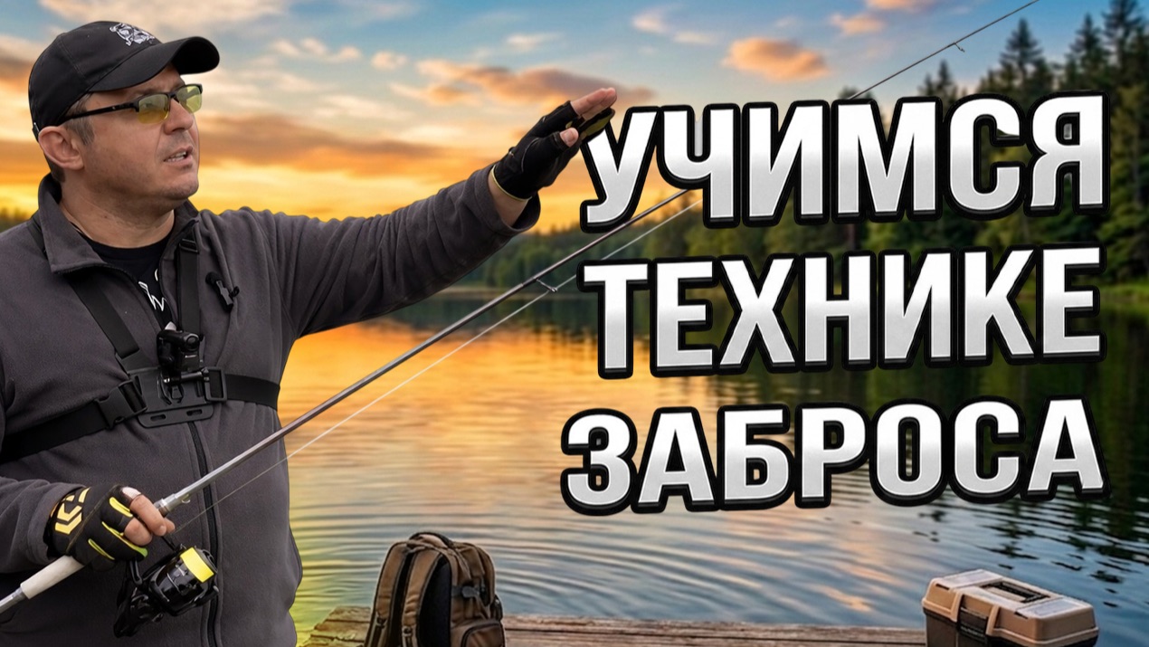 Урок 5. Как правильно забрасывать спиннинг - обзор на разные техники заброса