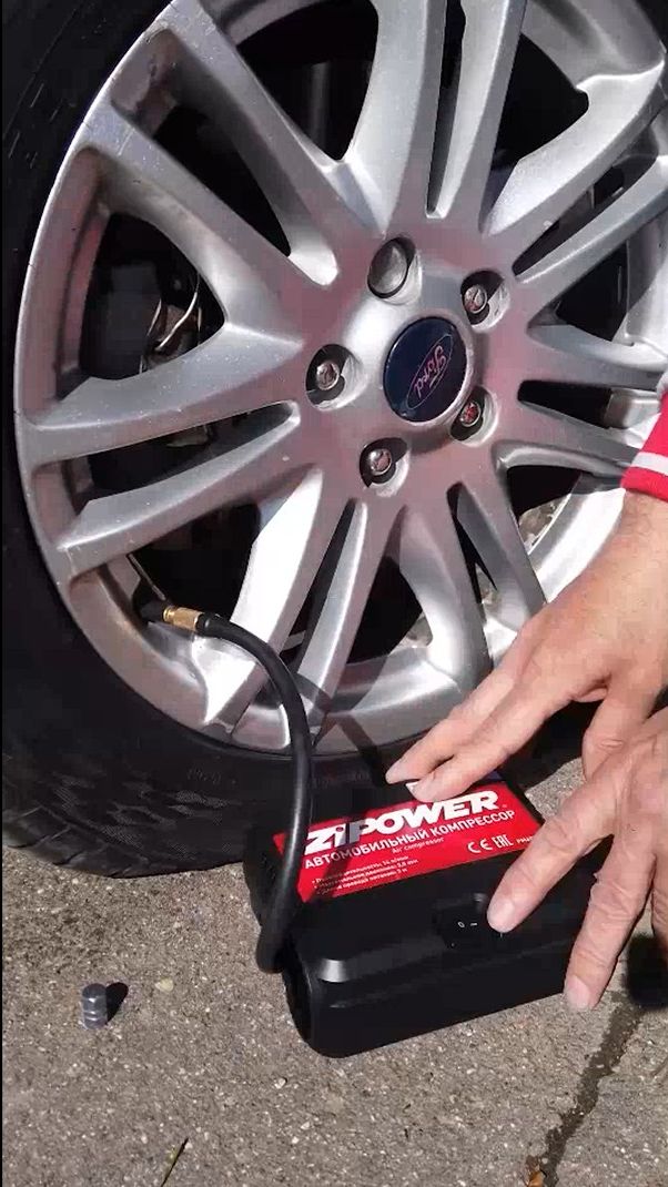 PM6538 Портативный автомобильный компрессор ZiPOWER 14 л/мин