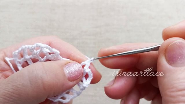 Квадратный мотив крючком Филейный квадрат