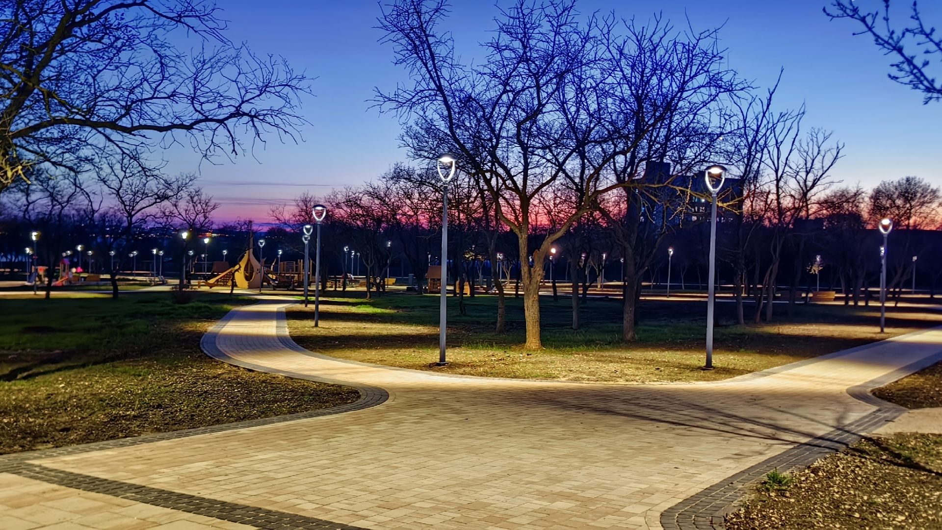 Приморский парк после реконструкции.