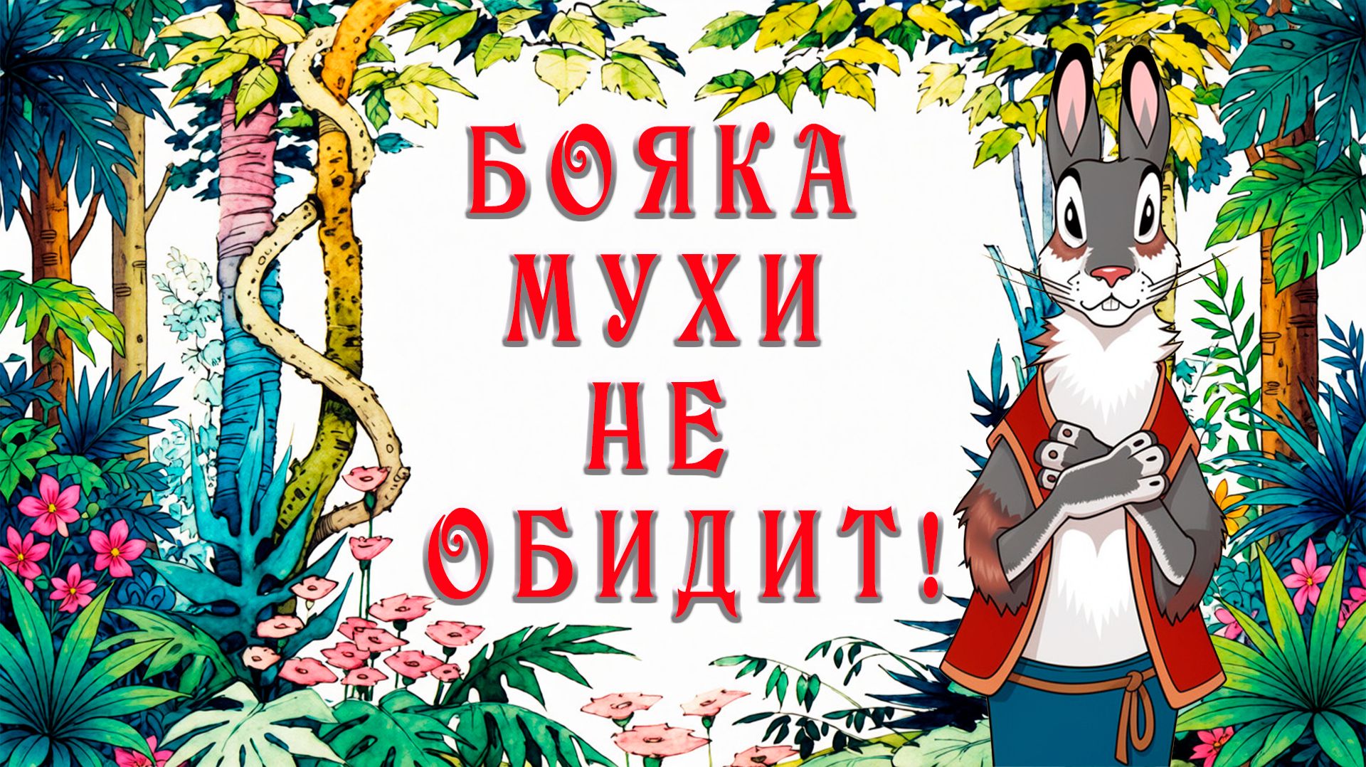 Бояка мухи не обидит 🐰🐺🦁 Сергей Макеев 📚 Сказки на каждый вечер