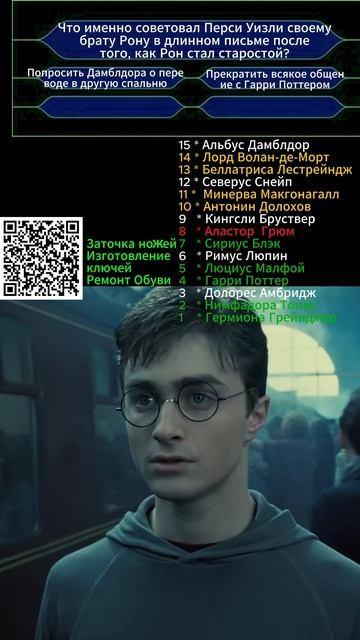 Кто ты в "Гарри Поттер и Орден Феникса"  вопрос № 8