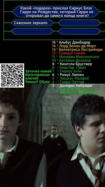 Кто ты в "Гарри Поттер и Орден Феникса"  вопрос № 12