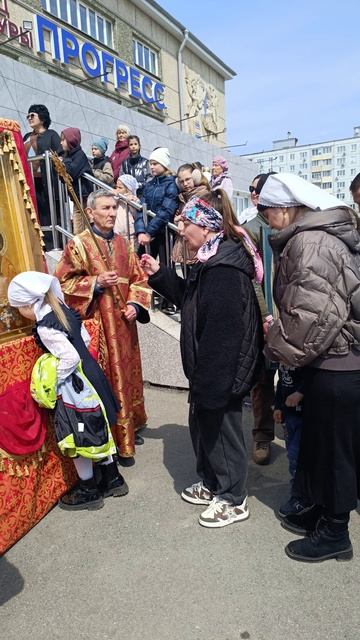 Крестный ход на Святую Пасху. Видео Евгении Сидоровой