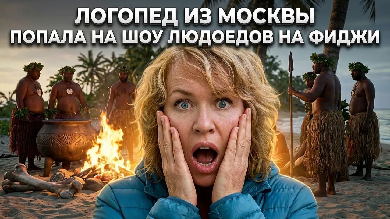 Логопед из России попала к людоедам на шоу на Фиджи.