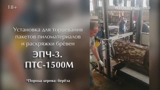 ✅Пакетная торцовка ЭПЧ-3.ПТС-1500М. Первое включение