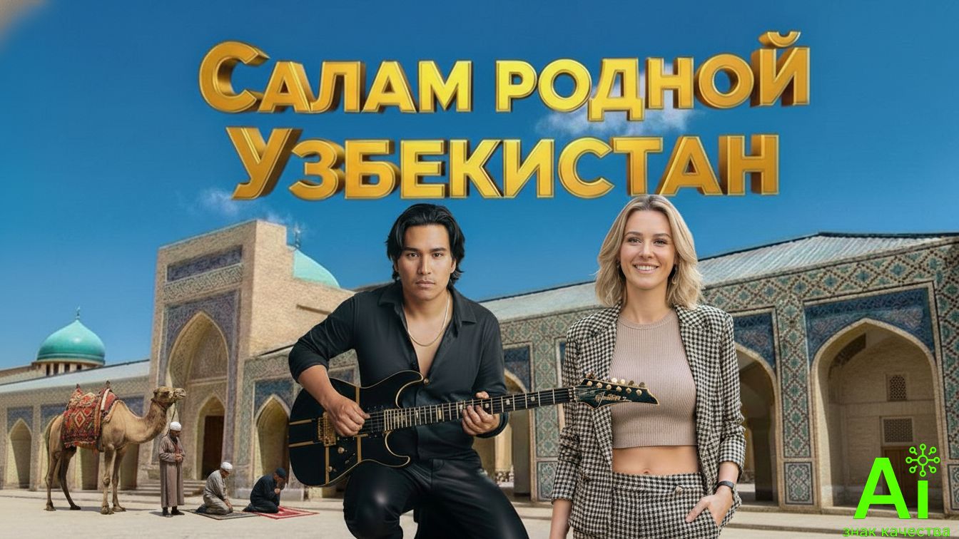ИИ клип. Салам родной Узбекистан