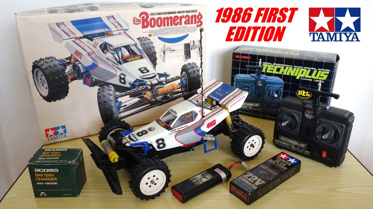 Vintage Tamiya Boomerang 1:10 Scale RC Buggy - Retro review