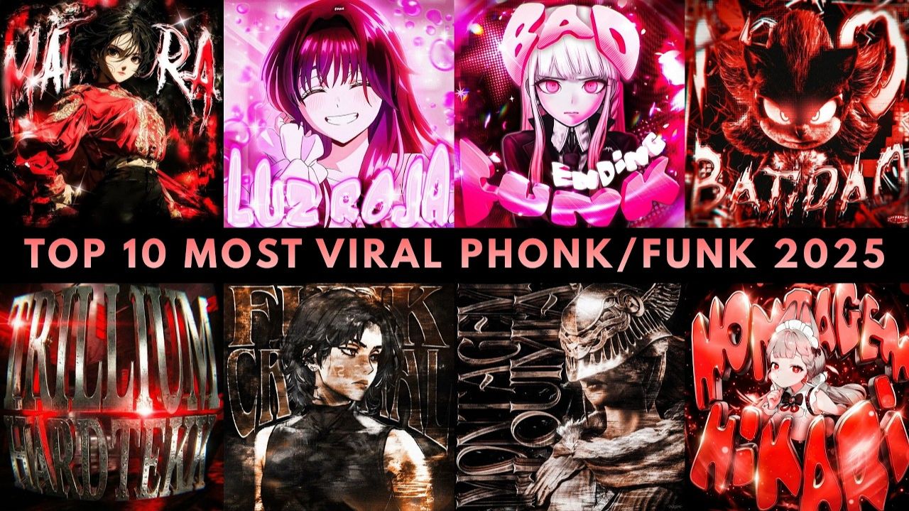 🎵🔥🎵 TOP 10 MOST VIRAL PHONK/FUNK 2025 🎵🔥🎵 PLAYLIST