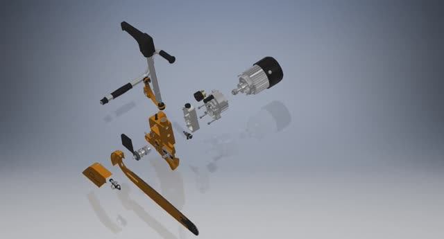 Взрыв-схема электропилы ЭПЧ-3. Что внутри? Как устроена?