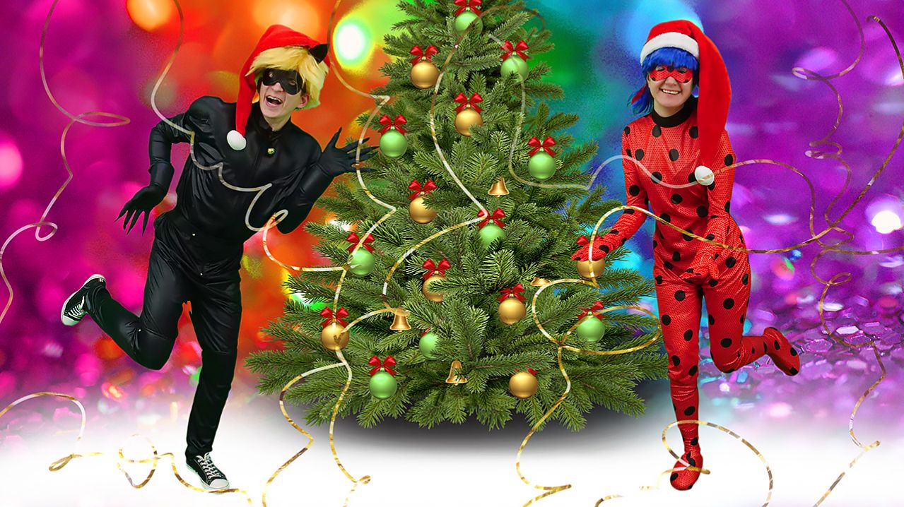 Леди Баг и Супер Кот наряжают ёлку!🎄✨ Анна разозлилась и СТАЛА ЗЛОЙ! 😱❄️ Видео для детей