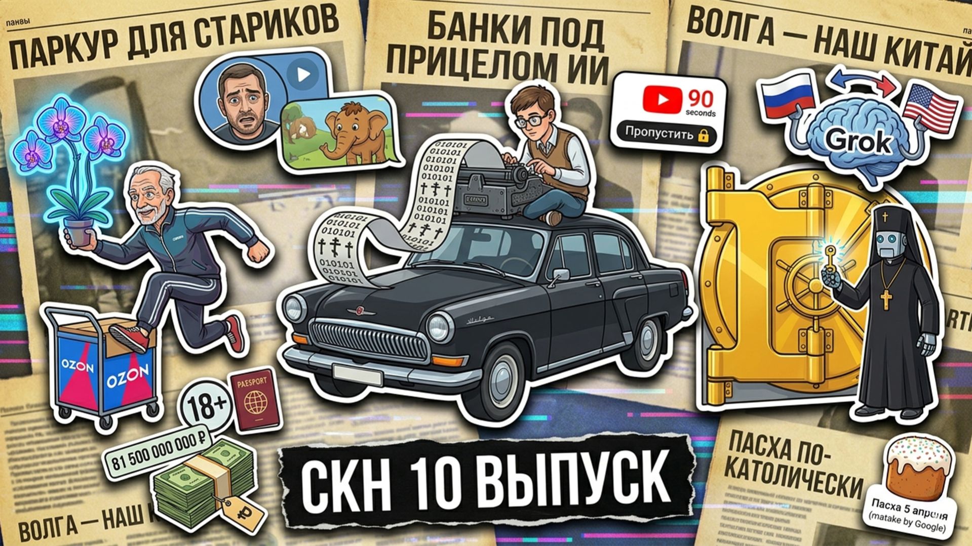 Светящиеся деревья, бесплатный интернет в Корее и как ИИ взламывает банки США / СКН №10