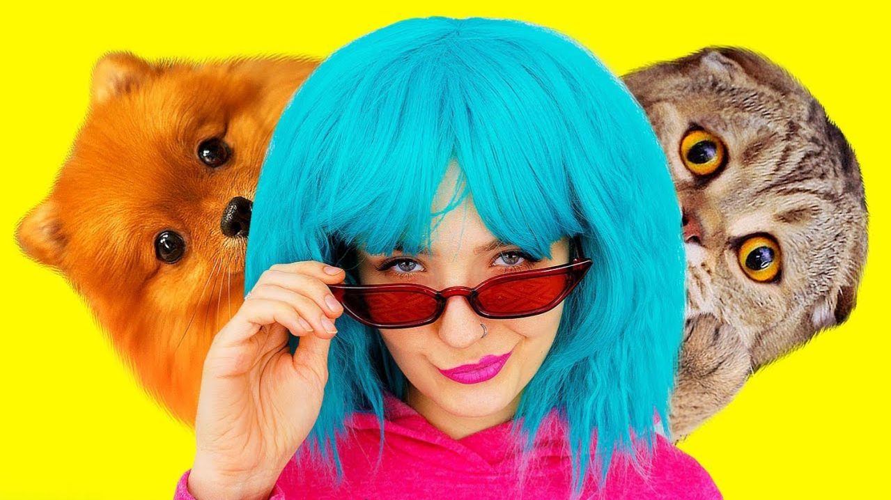 КисКис: Ужасная няня! Котик и пёсик против вредной няни 😾🍼