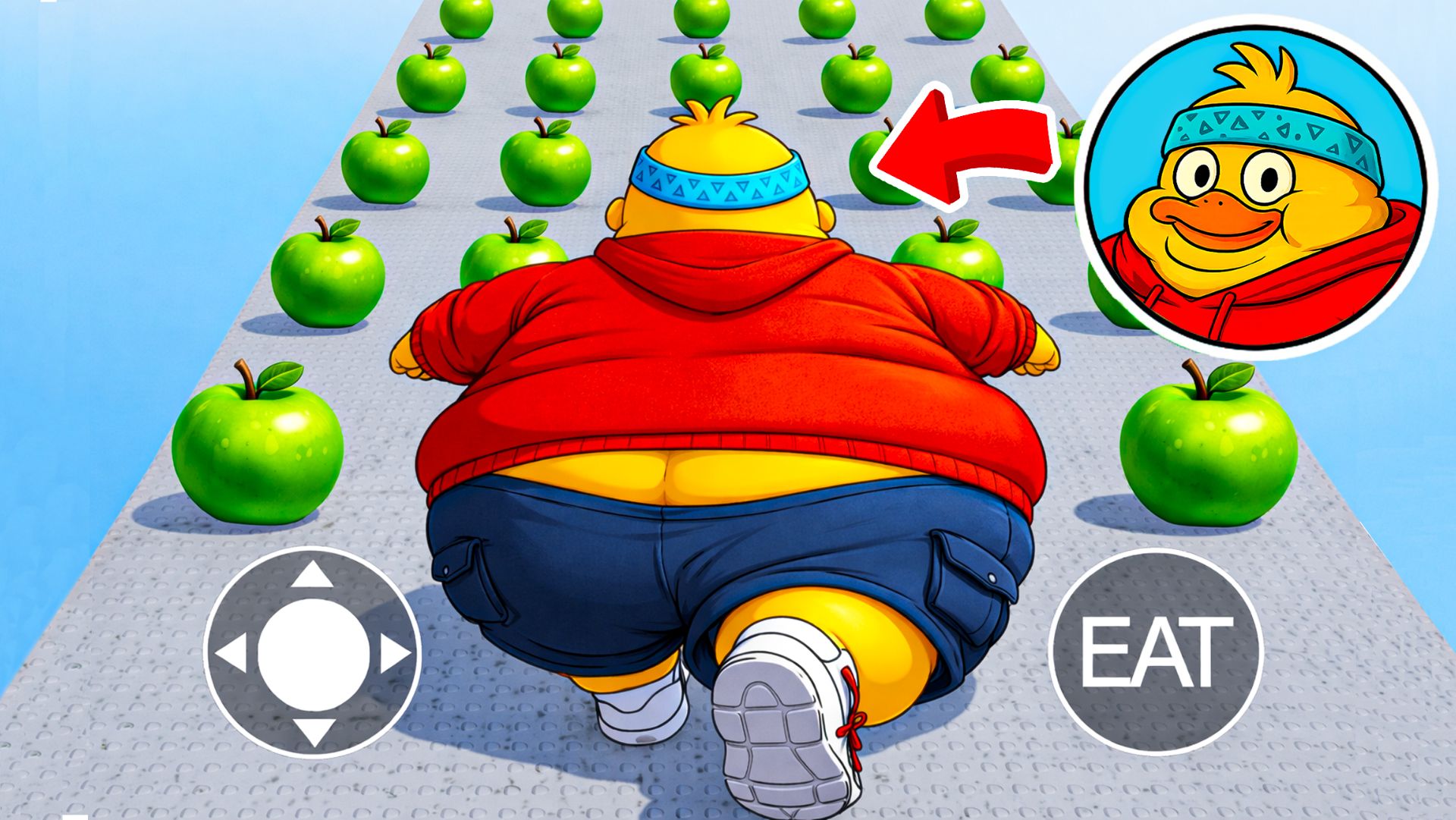 БЫЛ ТОЛСТЯКОМ, СТАЛ КАЧКОМ в Roblox