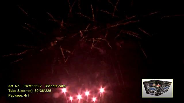 GWM6362V Батарея салютов 1,2" х 36 залпов