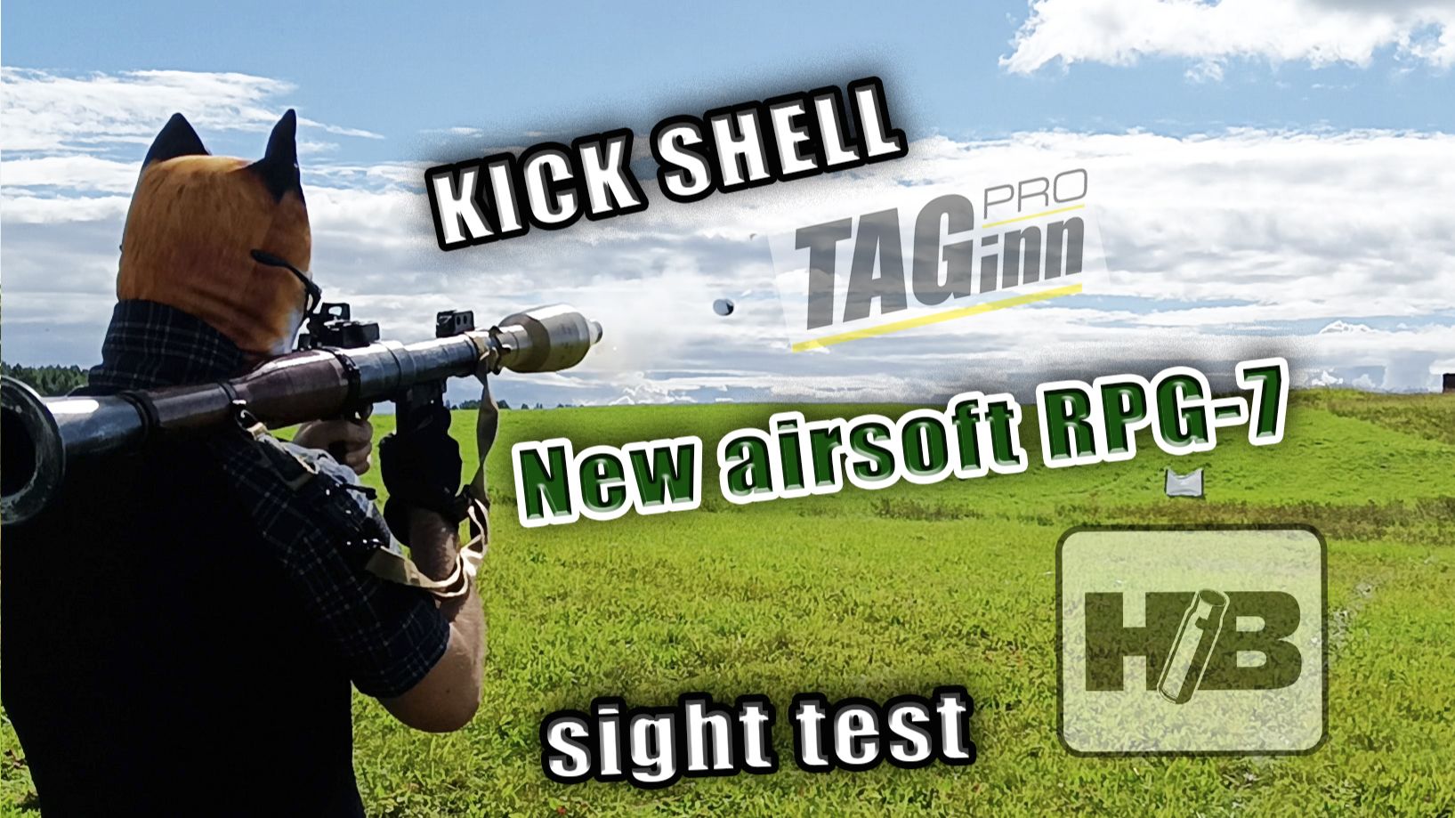 New airsoft RPG-7 on Kick shell by TAG Inn (sight test)