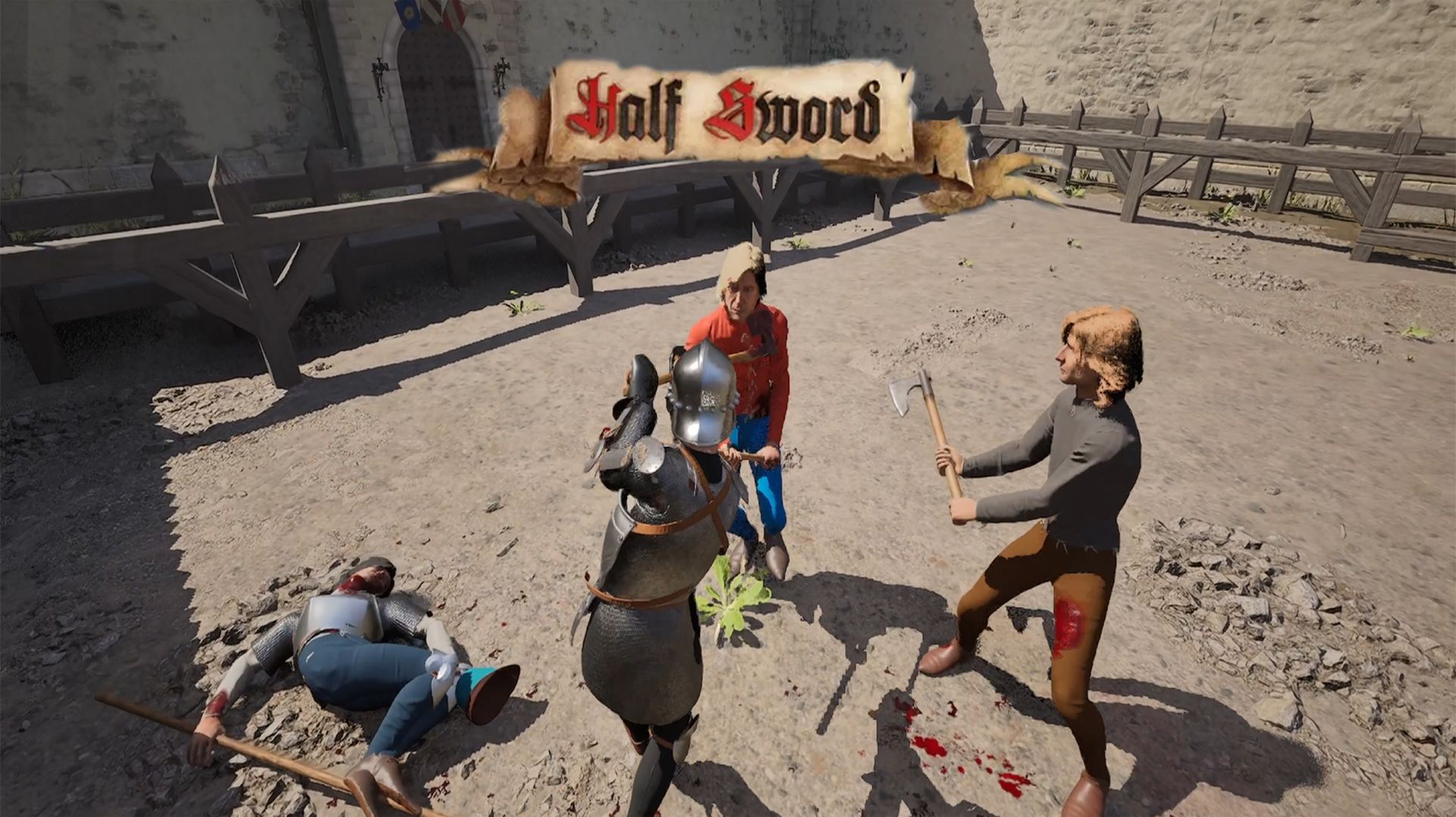 СЛАБОНЕРВНЫМ НЕ СМОТРЕТЬ! HALF SWORD | МЯСНИК ВЫШЕЛ НА АРЕНУ