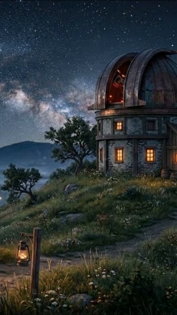 Ночная обсерватория: 5 часов звуков природы для глубокого сна | Без музыки | Calmora Lofi