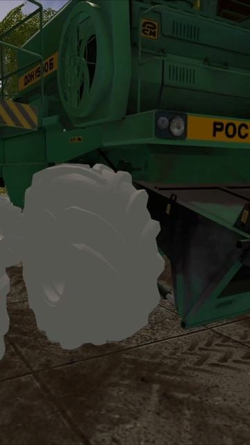 Почему в СССР тракторам и комбайнам красили колеса в белый цвет?