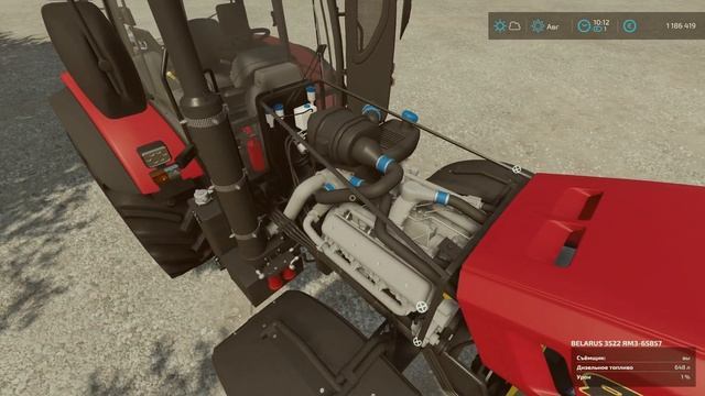 FS 22 - Обзор мода трактора МТЗ 3522, с интерактивным управлением